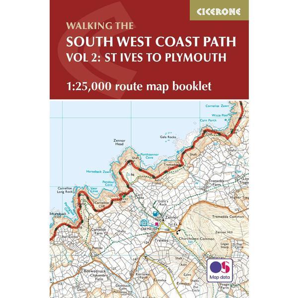 South West Coast Path Map Booklet - Vol 2: St Ives to Plymou - Paddy ...
