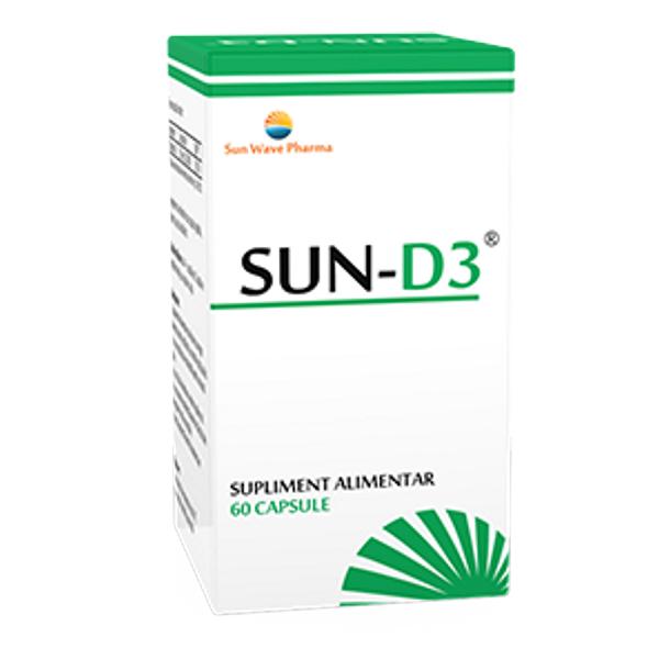 Sun-D3 Sunwave Pharma, 60 capsule - Esteto.ro