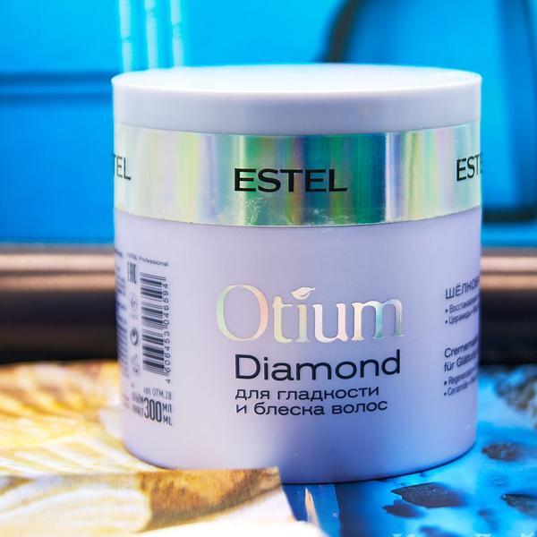 Masca cu proteine matase pentru netezimea si stralucirea parului Estel Otium Diamond, 300 ml ...