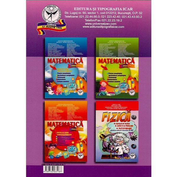 Matematica Cls 8 - Sinteze De Teorie. Exercitii Si Probleme - Stefan Smarandache , editura Icar ...